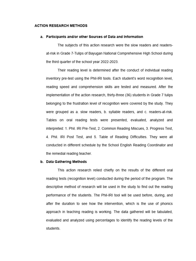 VII.-ACTION-RESEARCH-METHODS | PDF