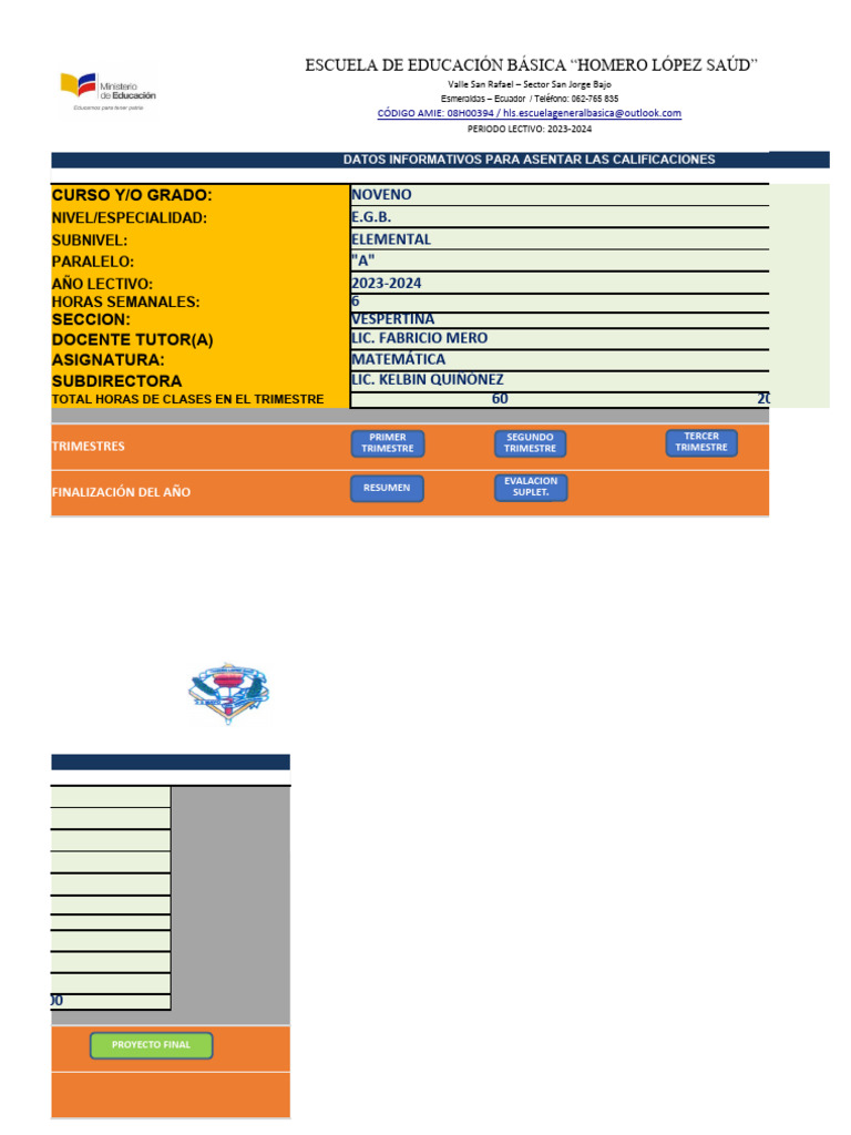 Boletines 2023 5to 6to 8vo y 9no - Trimestrales y Anual - Imprimir | PDF | Educación primaria ...