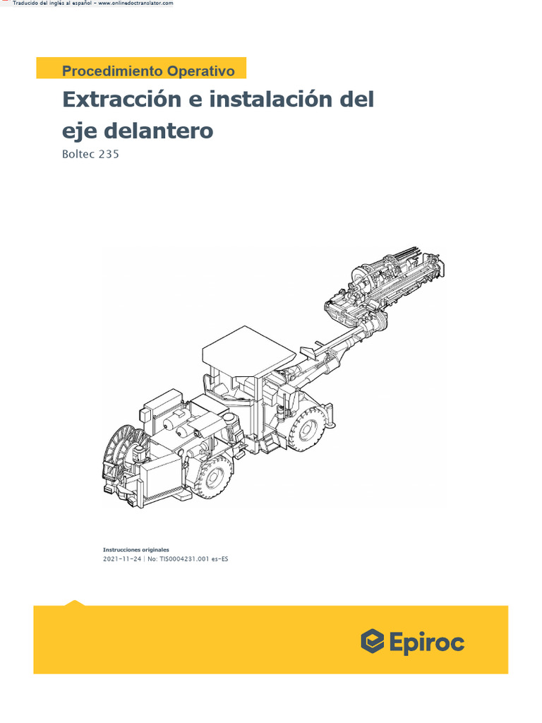 TIS0004231.001 en-US - Boltec 235 - SOP - CRI - Eje Frontal | PDF ...