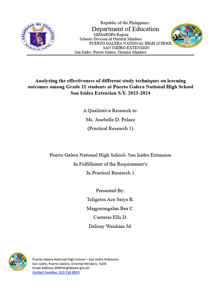 Front Pages (pr1) | PDF | Educational Stages