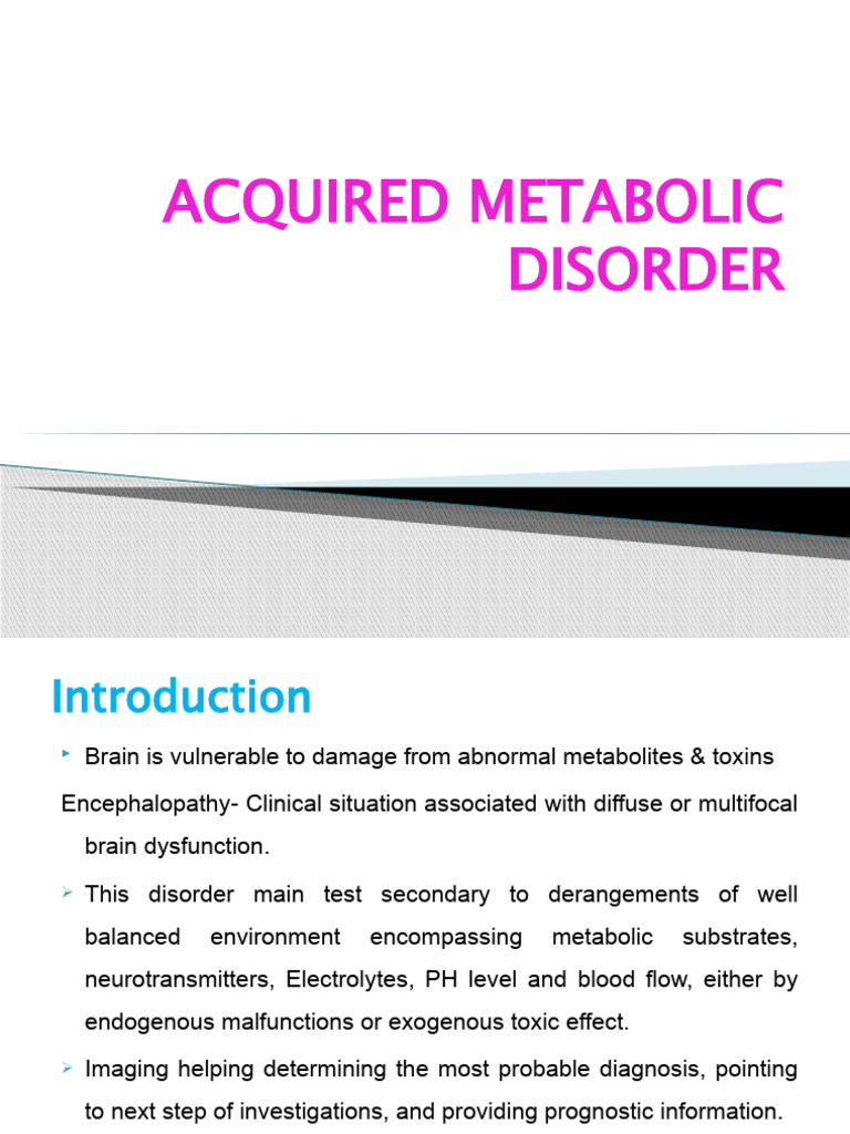 Acquired Metabolic Brain | PDF | Cerebral Cortex | White Matter