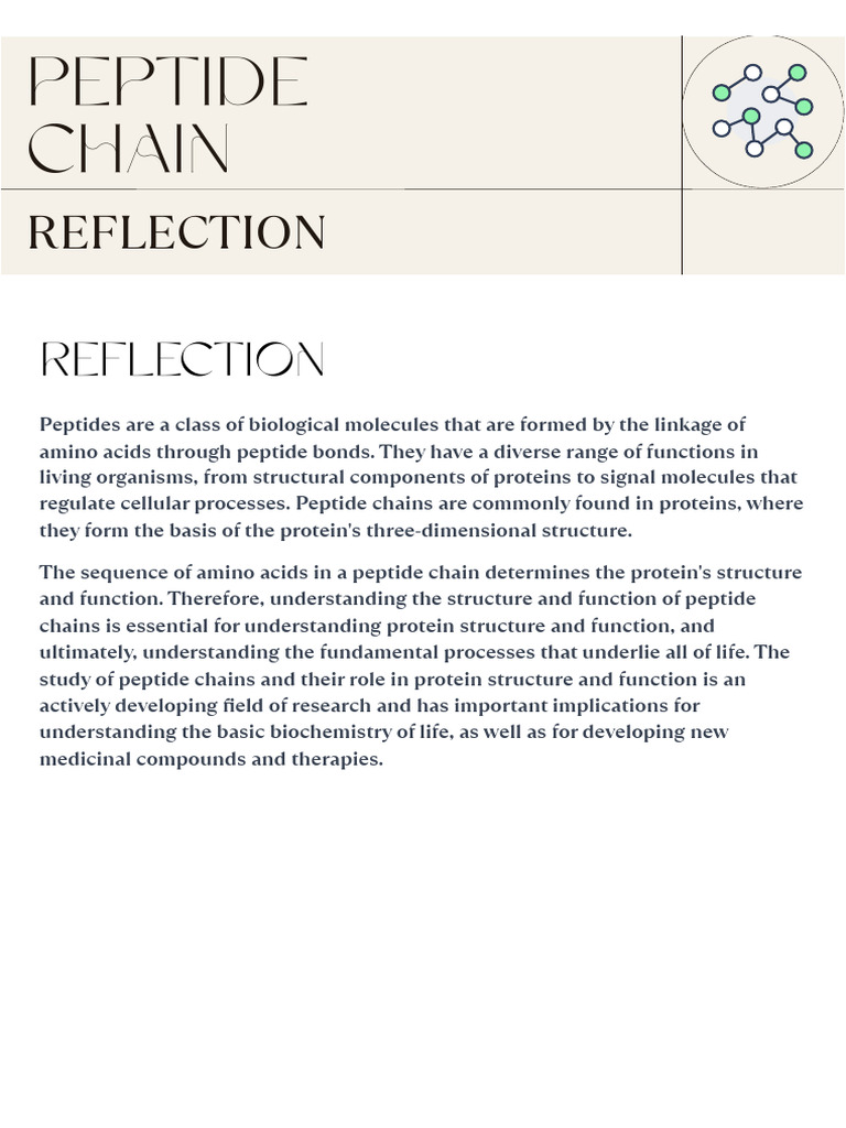 Reflection Peptide Chain | PDF