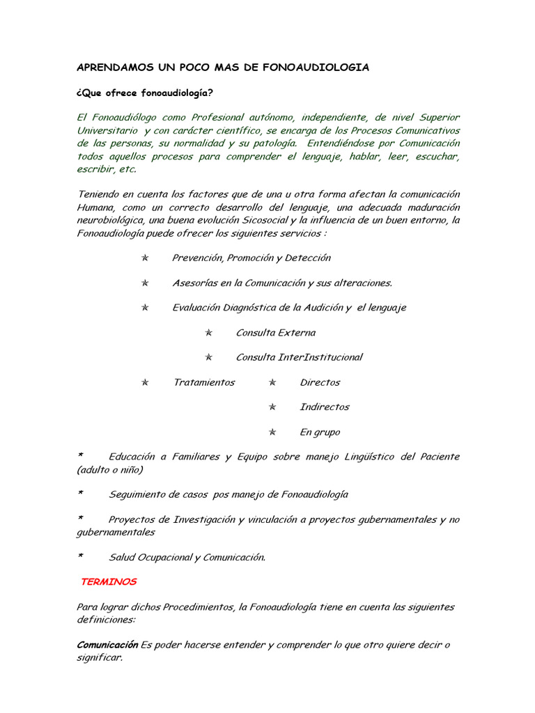 Aprendamos un poco mas de fonoaudiologia (IMPRIMIR YO) | PDF | Habla ... Aprendamos un poco mas de fonoaudiologia (IMPRIMIR YO) | PDF | Habla ...