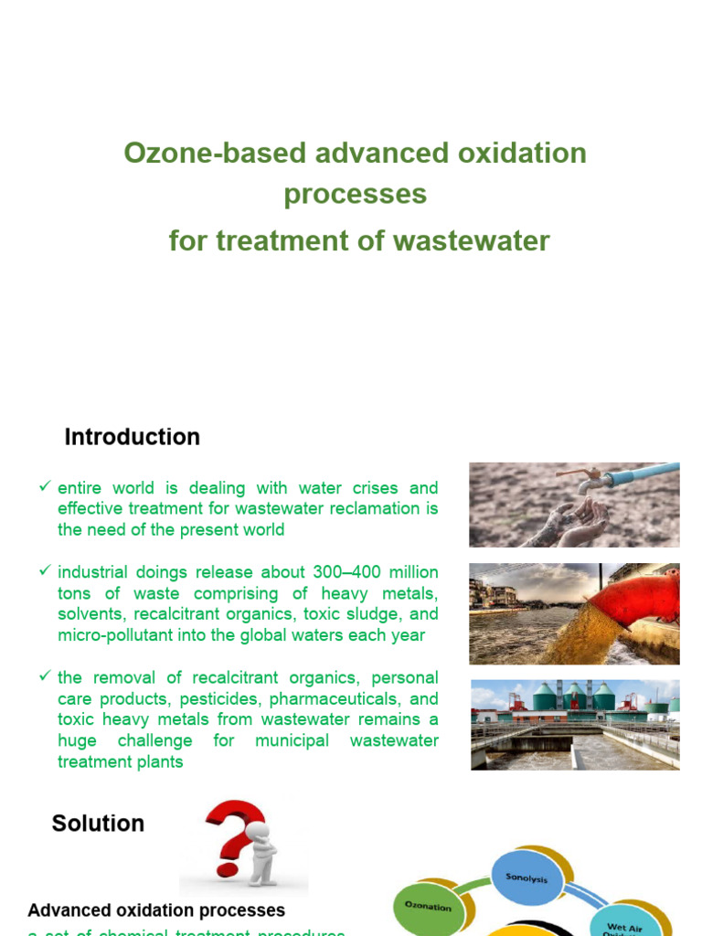 Ozone | PDF | Sewage Treatment | Ozone