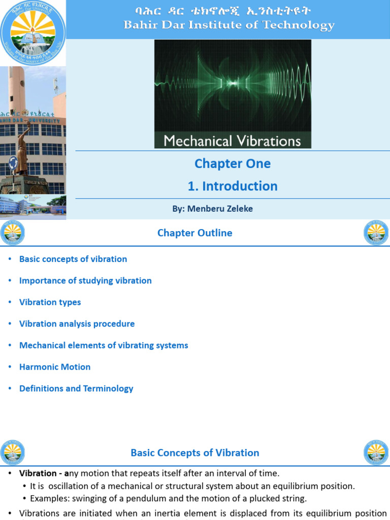 Introduction to Mechanical Vibration | PDF | Oscillation | Damping