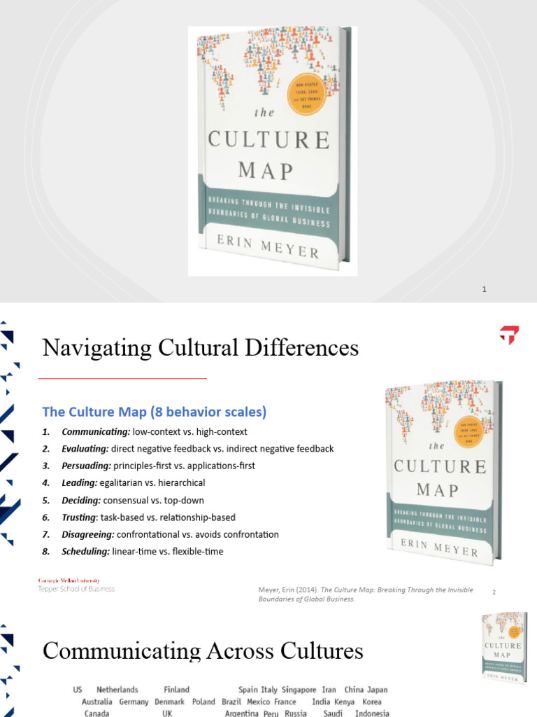 The Culture Map | Download Free PDF | Psychology | Psychological Concepts