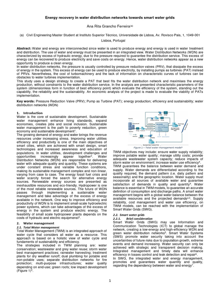 Extended Abstract Final - Rita Ferreira | PDF | Pump | Efficient Energy Use
