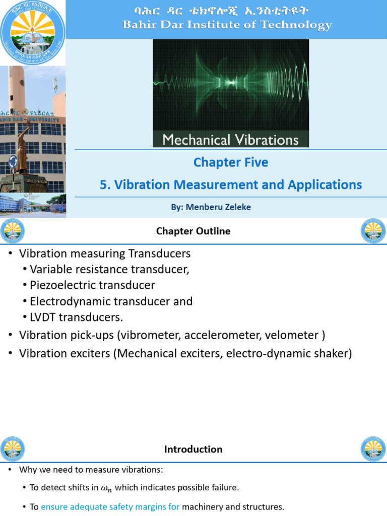 Vibration Measurement Techniques | PDF | Force | Transformer