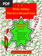Creating Pixel Art in Microsoft Excel | PDF | Software