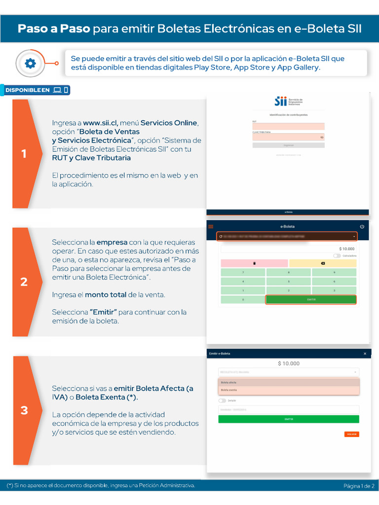 Como Emitir Boleta de Venta Electronica | PDF