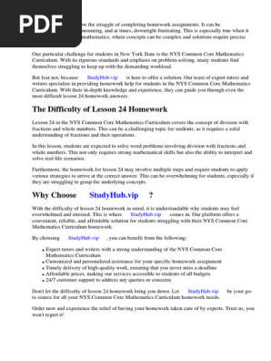 Nys Common Core Mathematics Curriculum