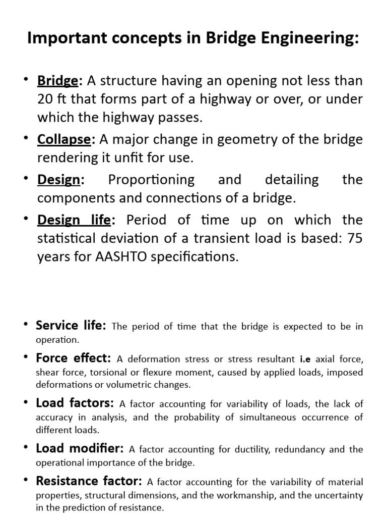 Key Concepts in Bridge Engineering | PDF | Deep Foundation | Fatigue ...