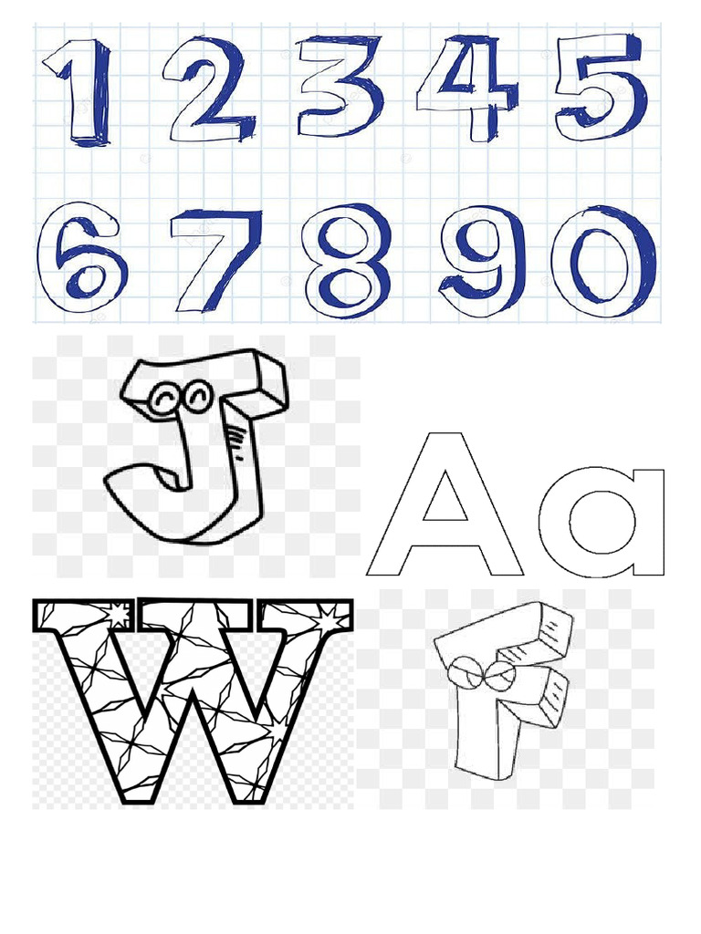 Sketsa Huruf | PDF | Seni & Disiplin Bahasa
