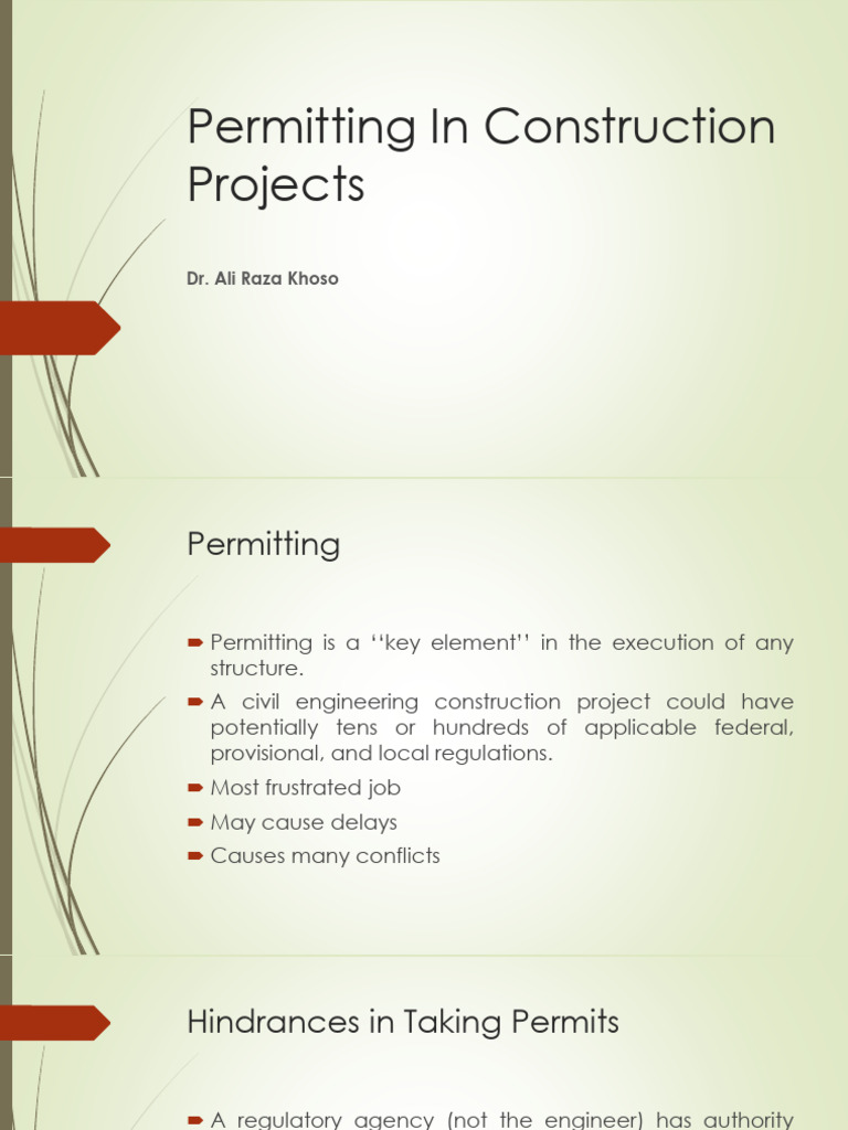Permitting | Download Free PDF | Regulation | Architect