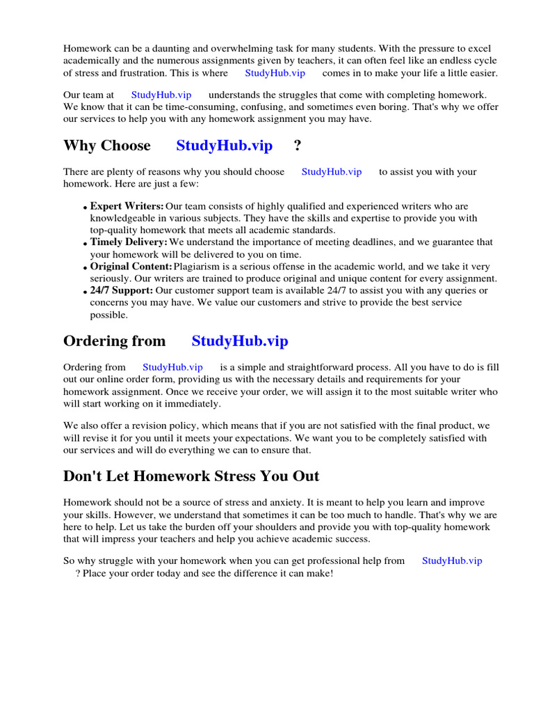 Homework Band | PDF | Homework | Expert