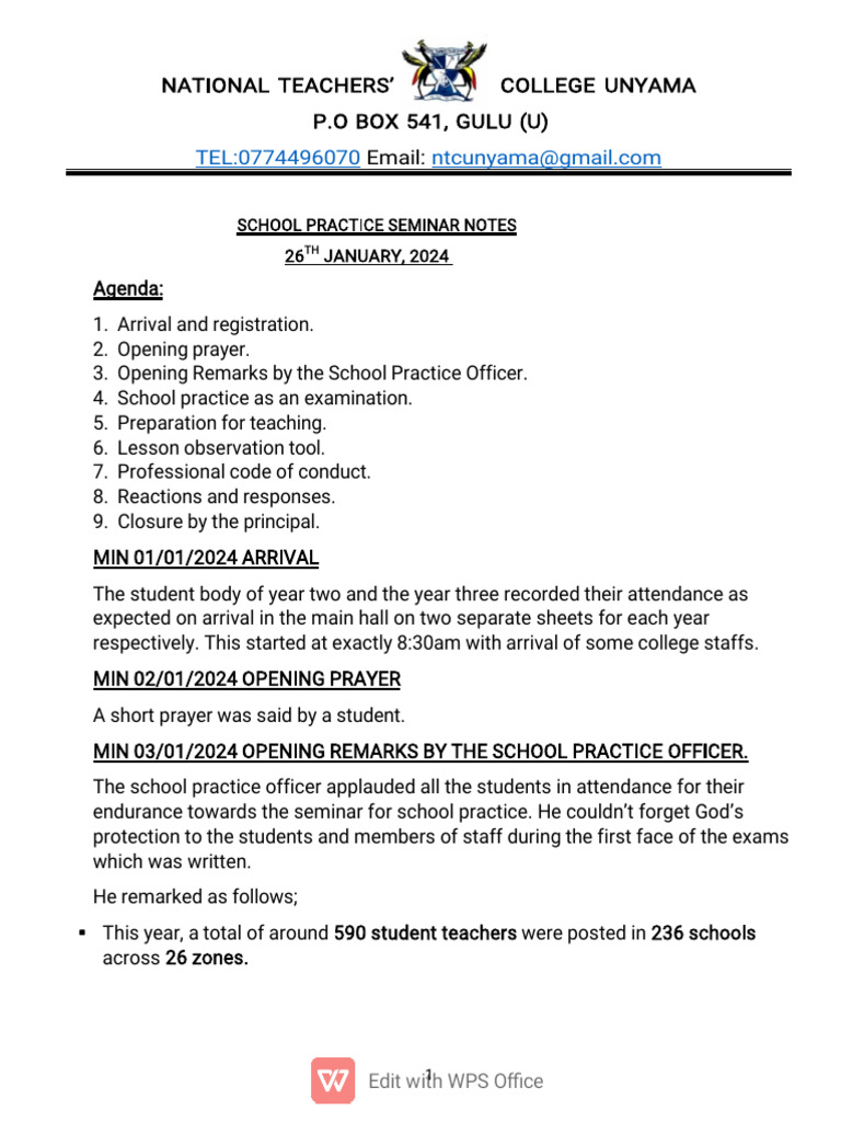 Seminar Note 2024 | Download Free PDF | Teachers | Educational Assessment