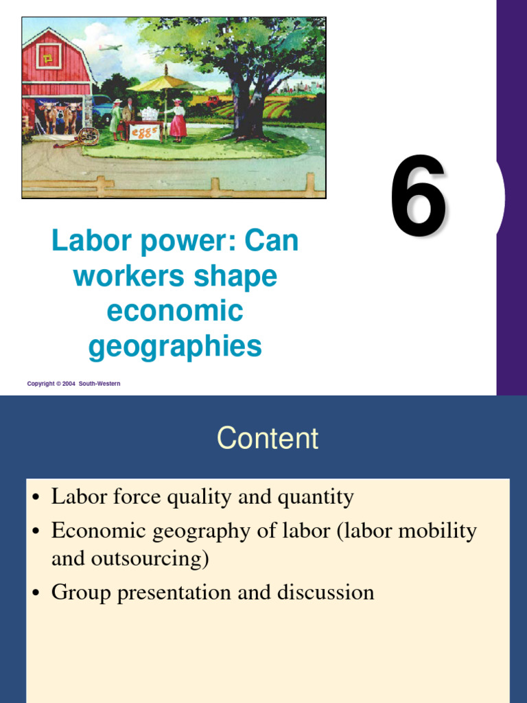 4 Labor Force Geography of Labor | PDF | Labour Economics | Employment