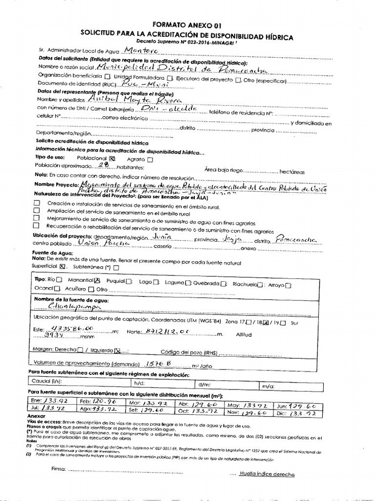 Formato para Rellenar 2 | PDF