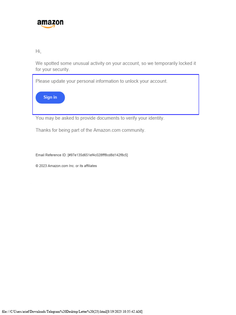 Info Account 25096 | PDF