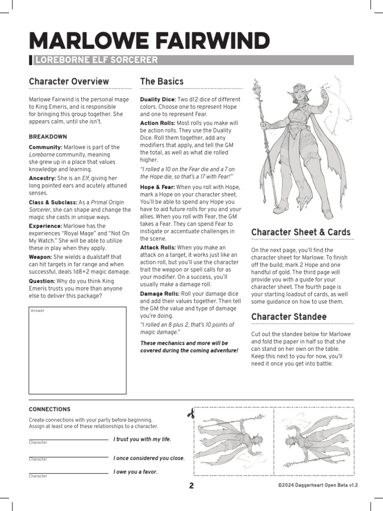 Marlowe Fairwind | PDF