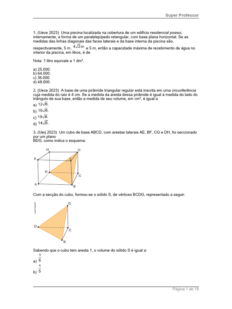 Revisao Competencia de Area 2 - Mat - Ok | PDF | Triângulo | Círculo