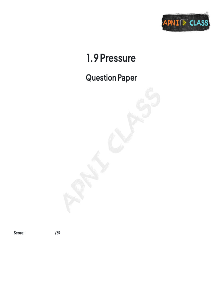 Pressure | PDF | Pressure | Density