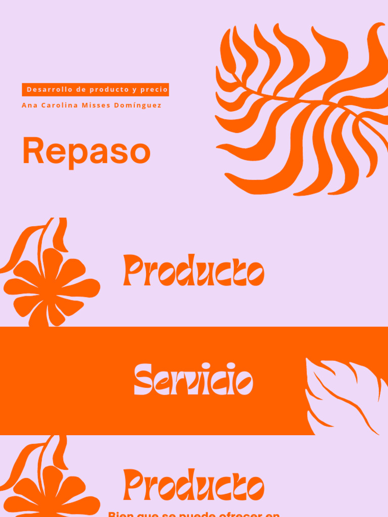 Repaso Desarrollo de Producto y Precio | PDF | Producto (Negocio ...