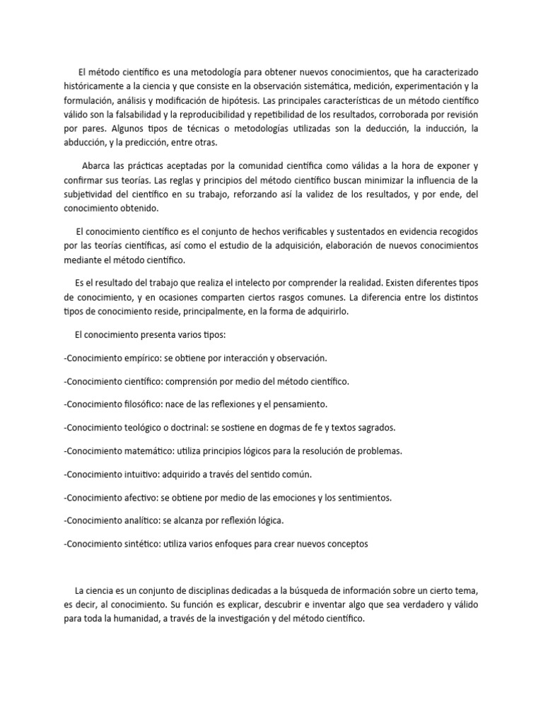 El Método cient-WPS Office | PDF | Método científico | Science