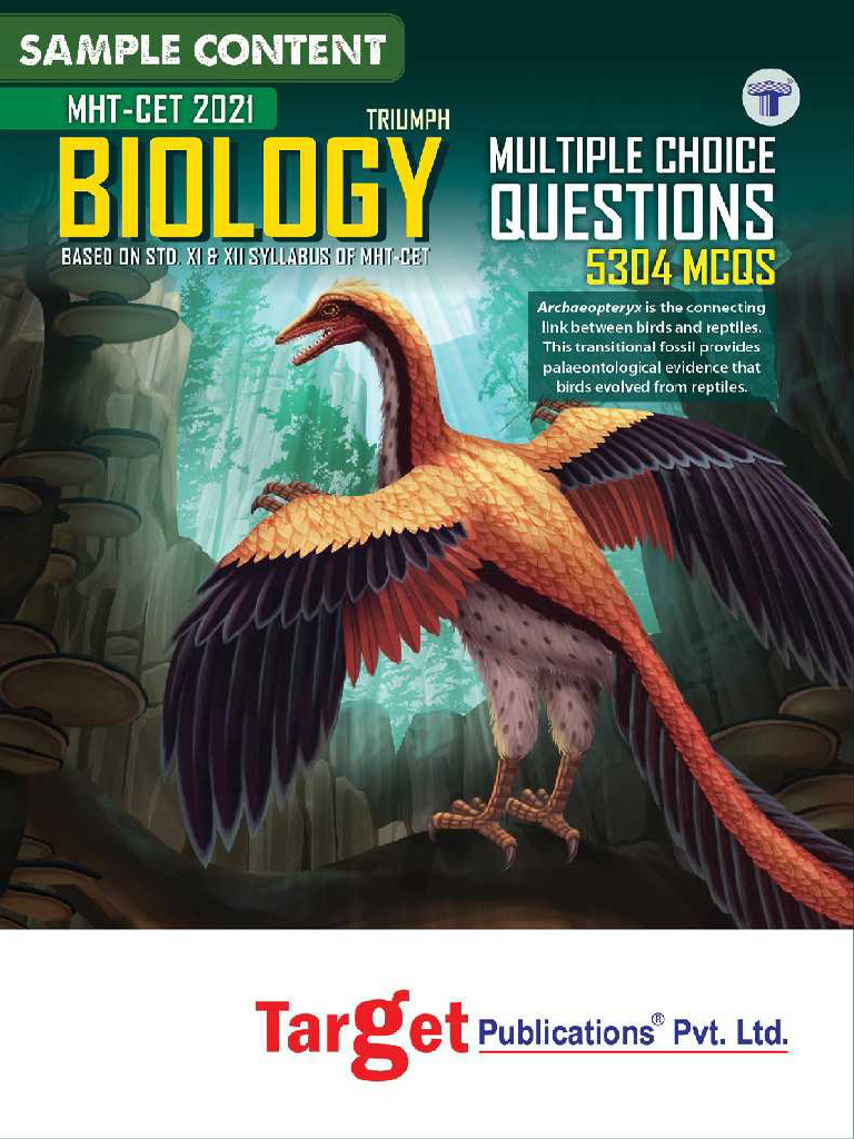 Sample PDF of Std 11 and 12 Based Mht Cet Triumph Biology Maharashtra State Board | PDF ...