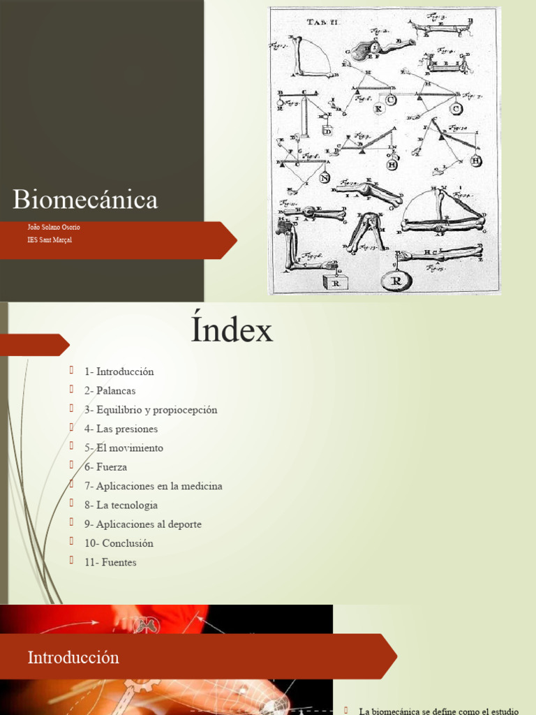 Biomecánica: Movimiento y Aplicaciones | PDF | Fuerza | Biomecánica