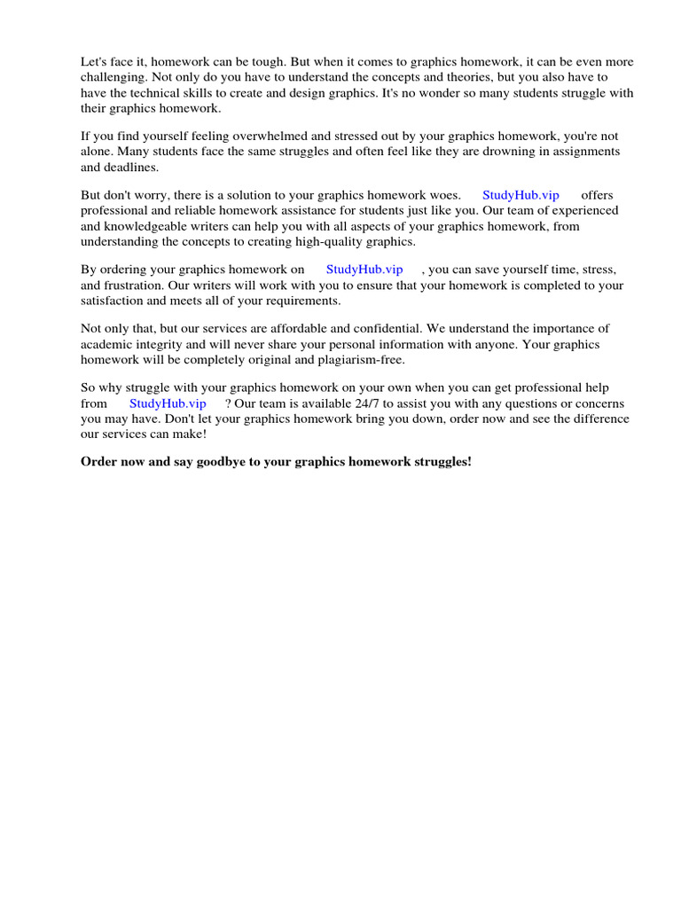 Graphics Homework Help for Students | PDF | Facebook | Homework