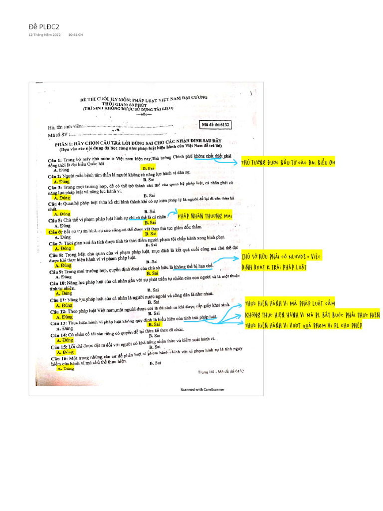 CDTC Đè Plvnđc2 Đã Làm | PDF