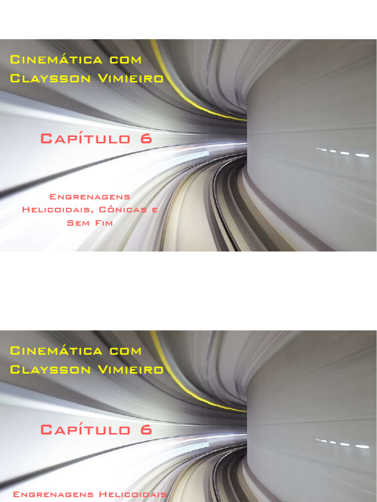 Engrenagens Helicoidais e Cônicas | PDF | Engrenagem | Hélice