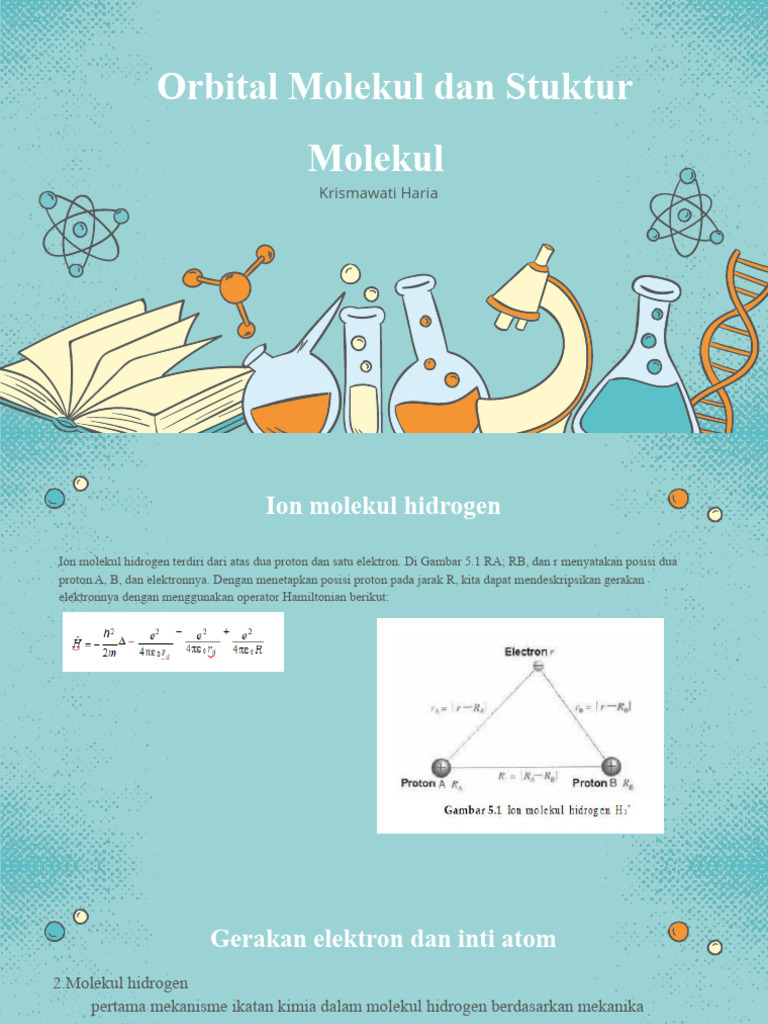 7) PPT - Orbital Molekul Dan Stuktur Molekul | PDF | Teknologi & Rekayasa