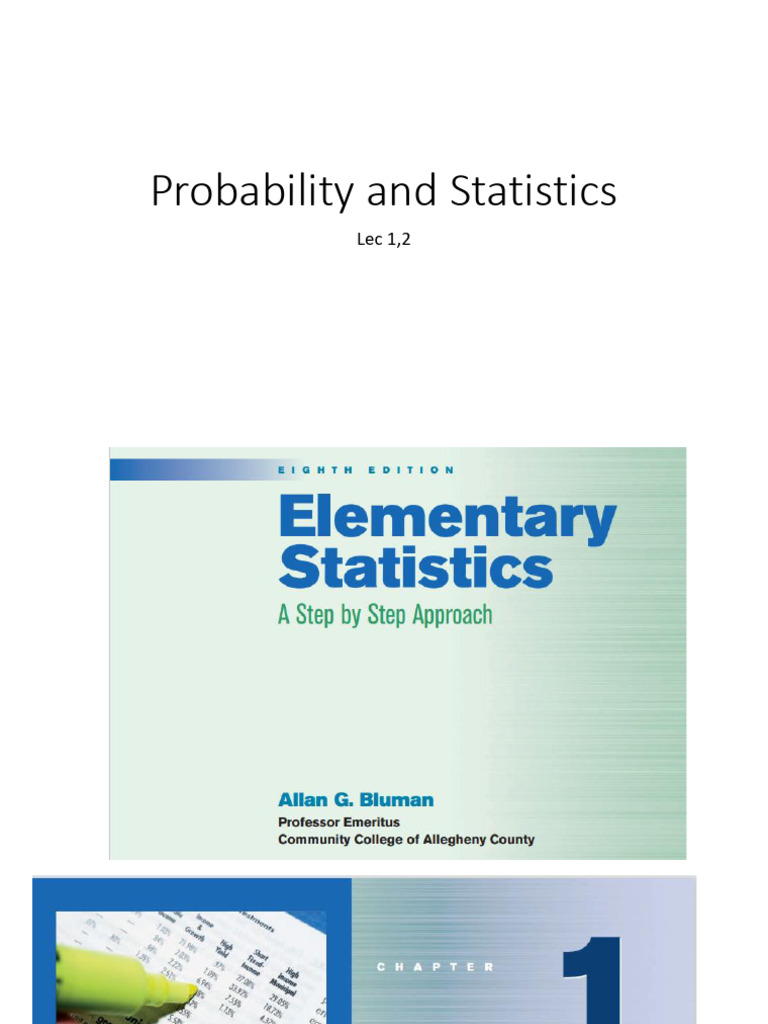 Umehabiba - 2340 - 4448 - 3 - Lec 1,2 | PDF | Sampling (Statistics) | Statistics
