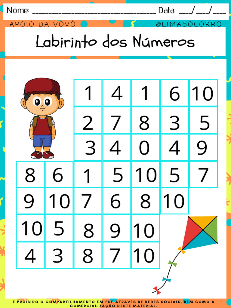 Labirinto dos números | PDF