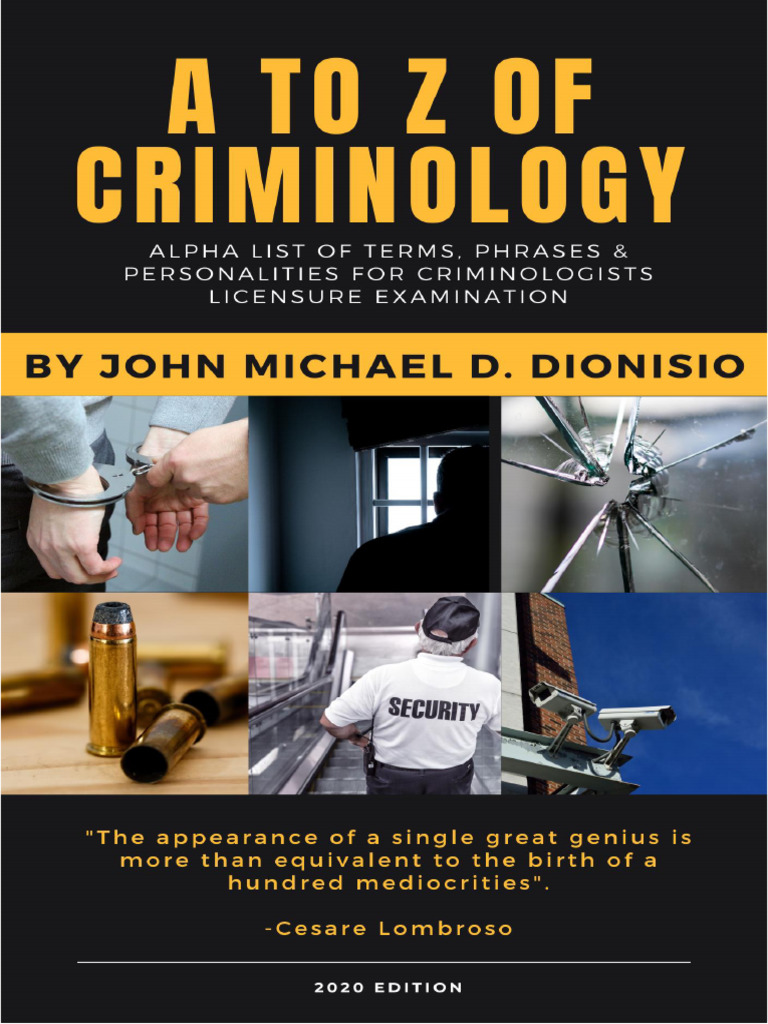 Alpha-List of Terms For Criminologists Licensure Examination | PDF ...