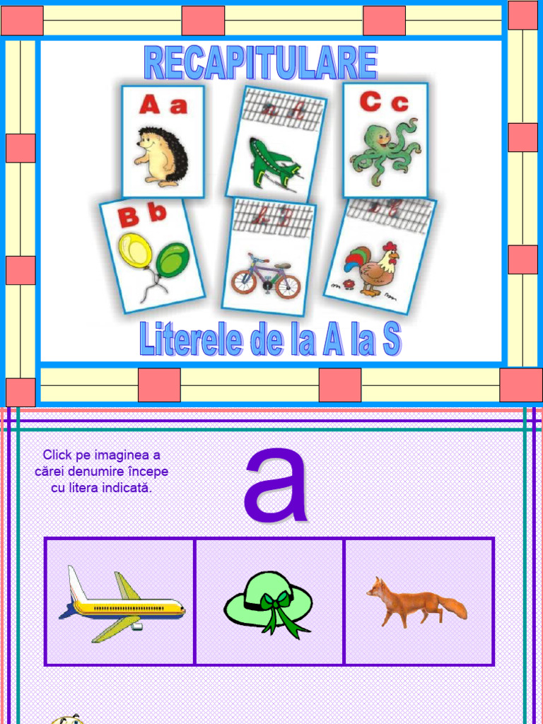 Asocierea Litera - Imagine | PDF