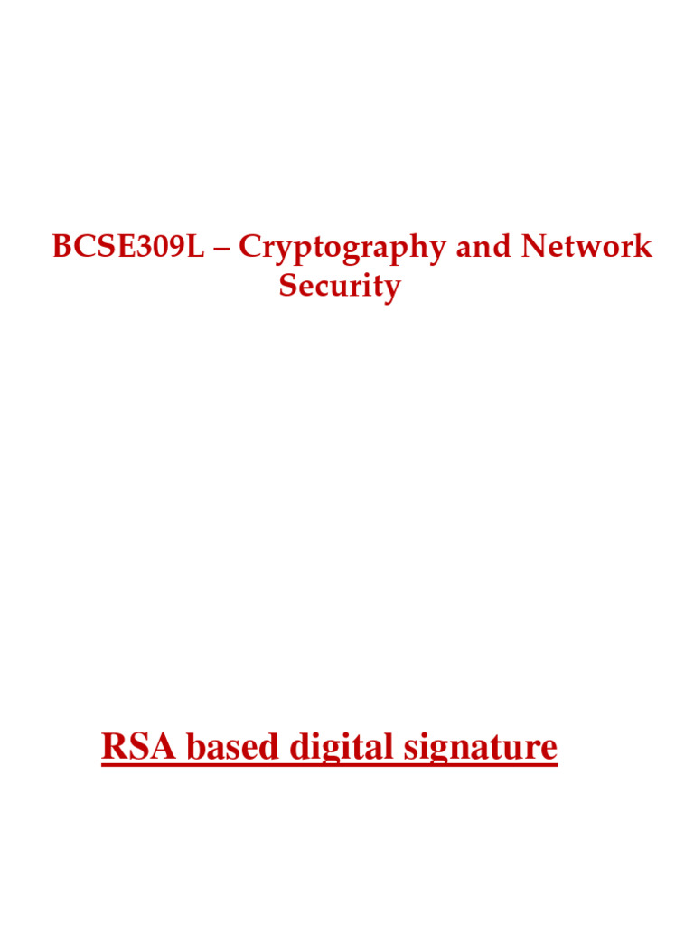 CNS M5 Rsa DS | PDF | Public Key Cryptography | Key (Cryptography)