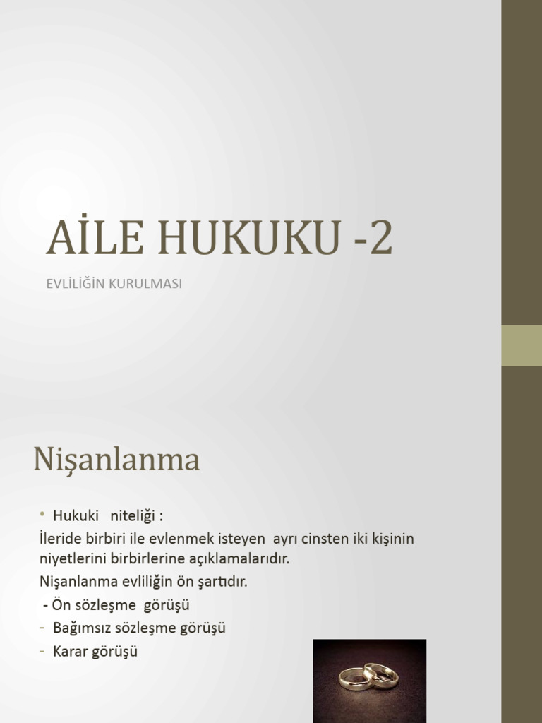 Aile Hukuku 2 | PDF