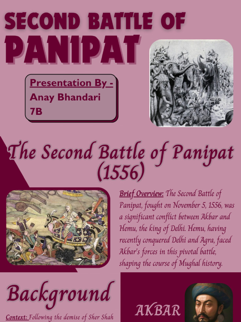 Second Battle of Panipat | PDF