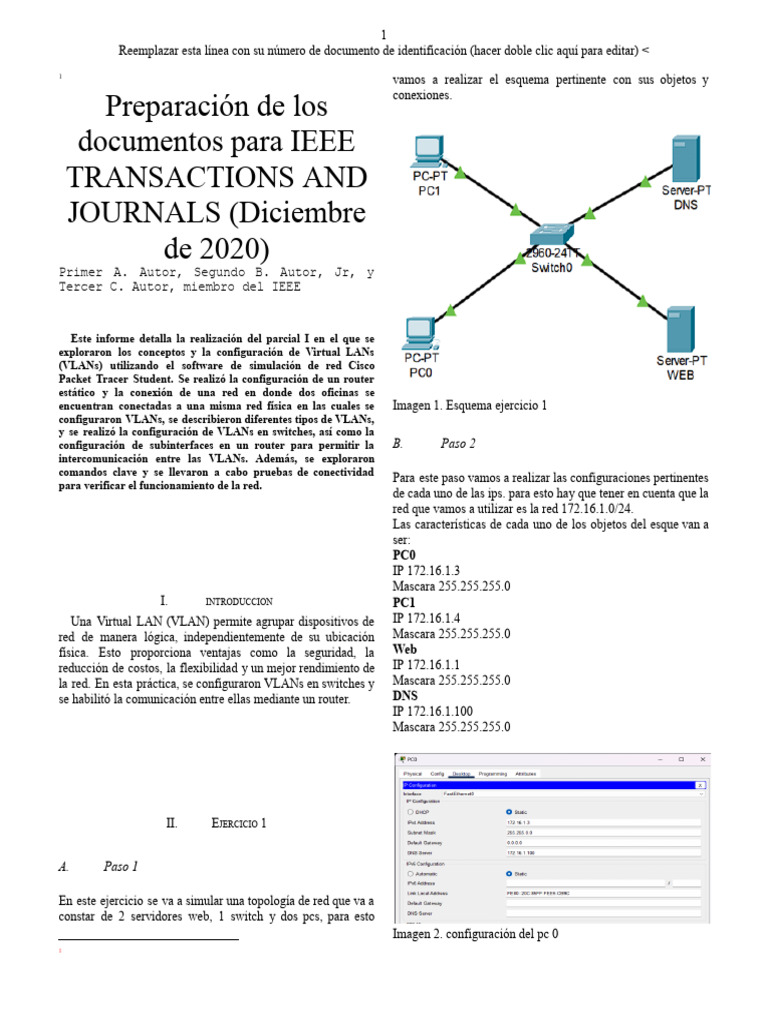 Plantilla Normas Ieee | PDF | Tecnología