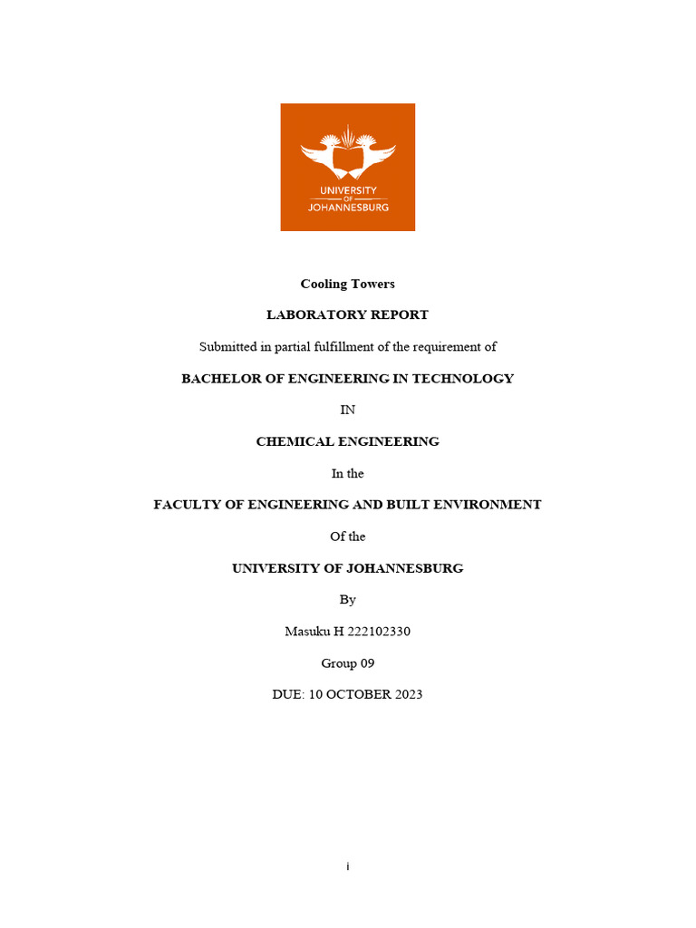 Cooling Tower Heat Load Analysis | PDF | Heat | Humidity