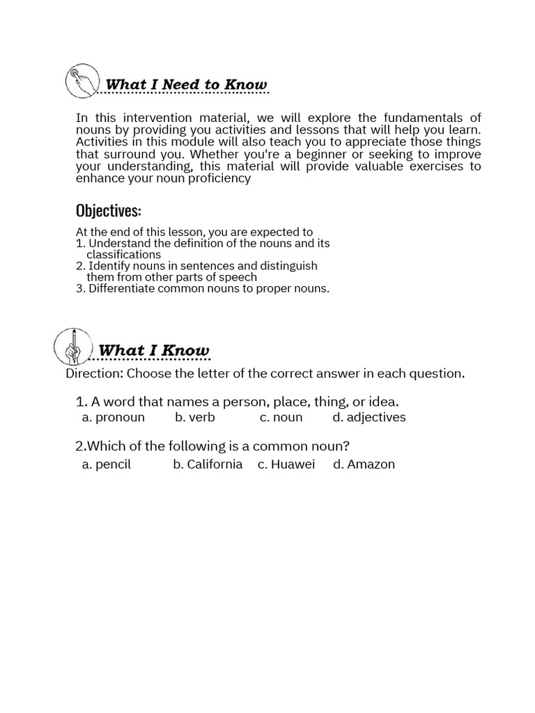 FINAL English 10 Q1 Module 6.pdf - 20240405 - 021028 - 0000 | PDF | Plot (Narrative) | Noun