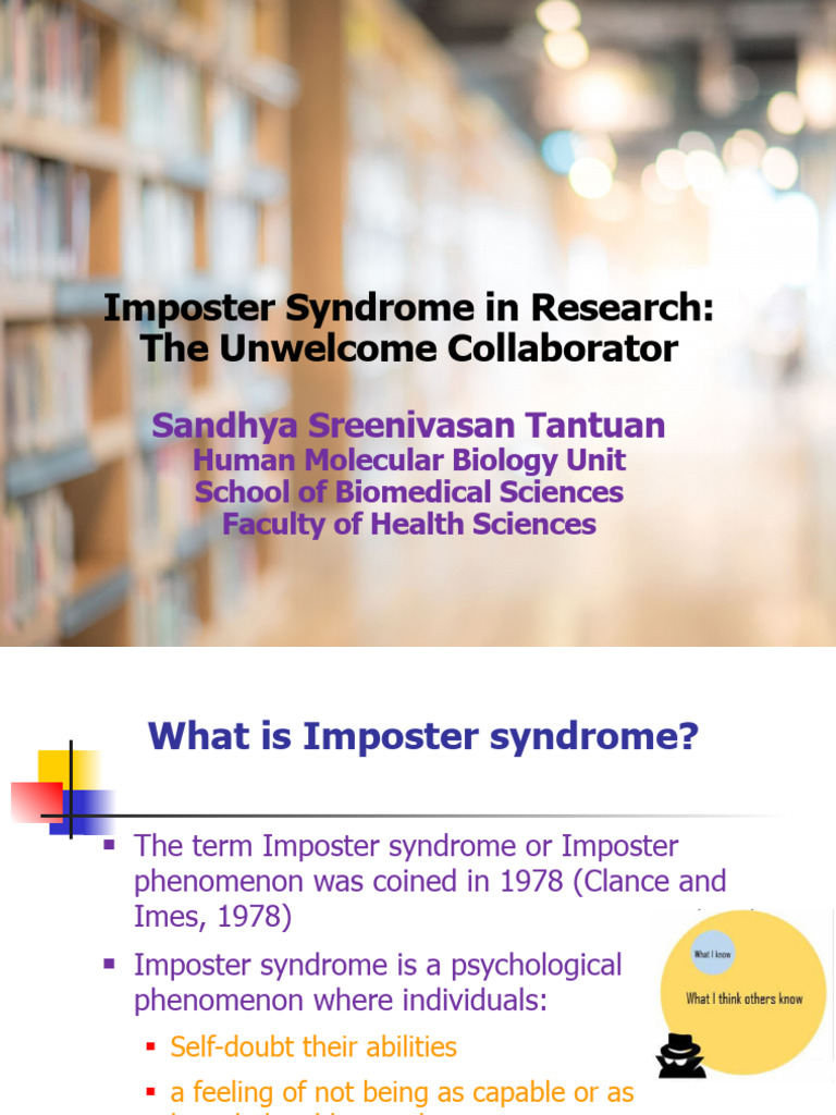 Imposter Syndrome Presentation | Download Free PDF | Psychology ...