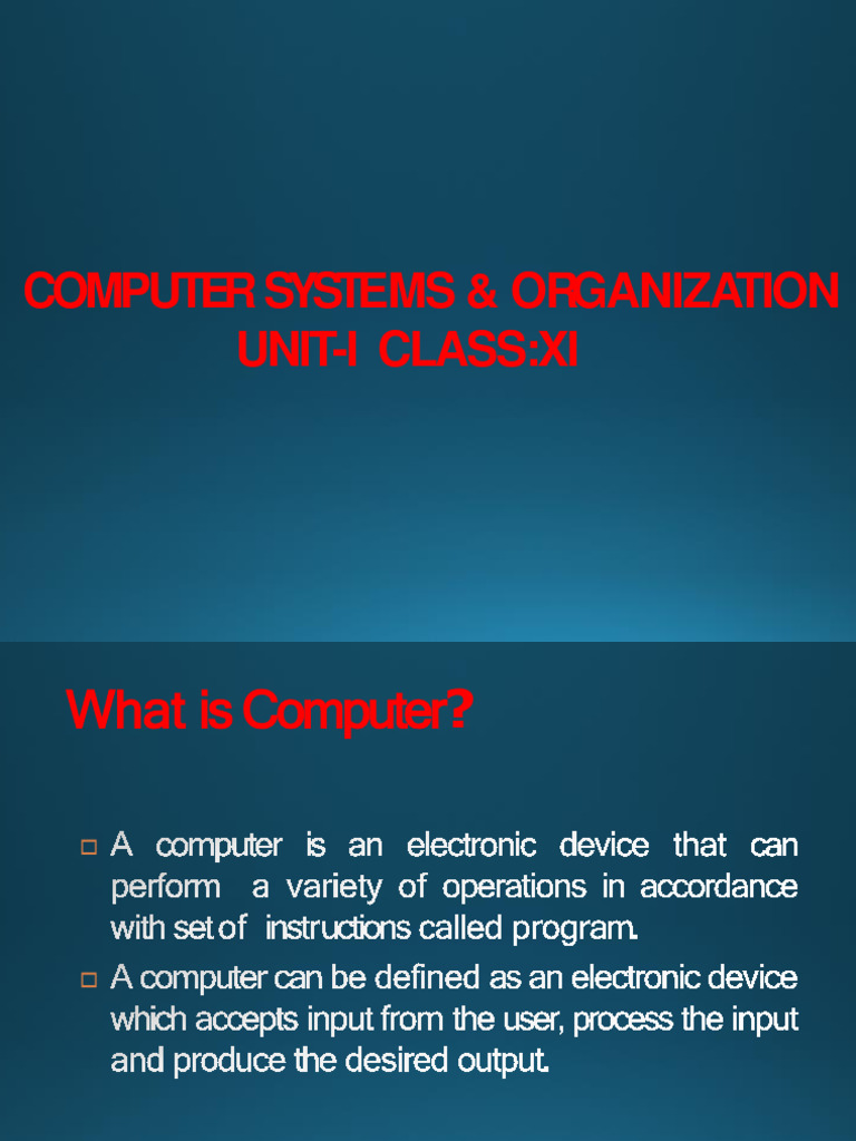 Computer System Organization | Download Free PDF | Computer Data ... Computer System Organization | Download Free PDF | Computer Data ...
