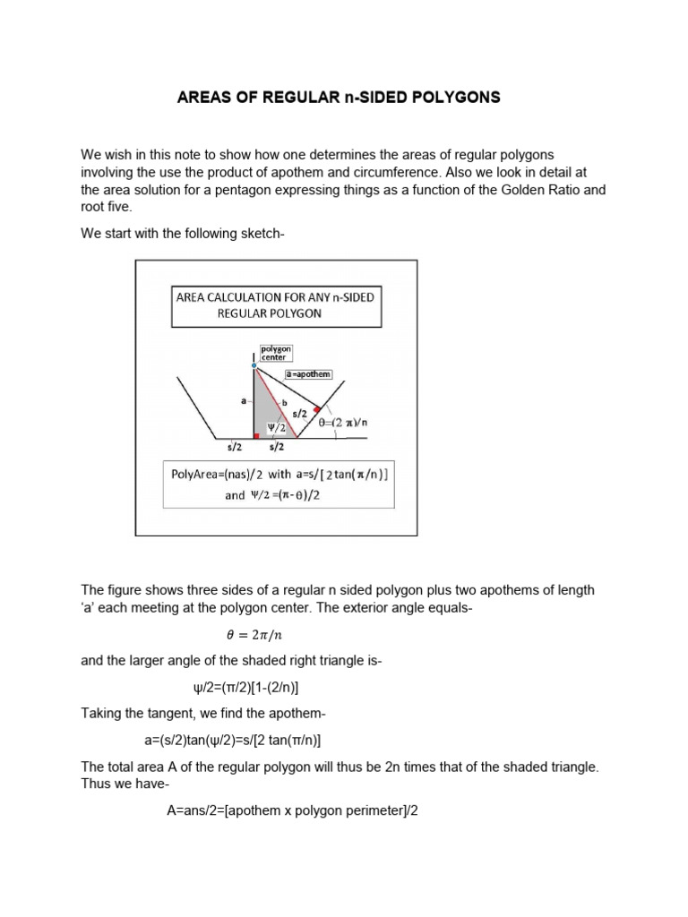 Polygon Area New | PDF | Area | Polygon