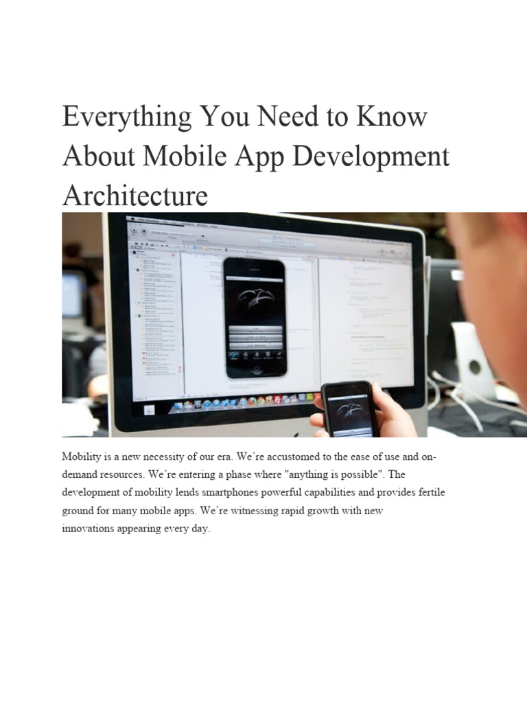 Mobile App | Download Free PDF | Mobile App | Web Application