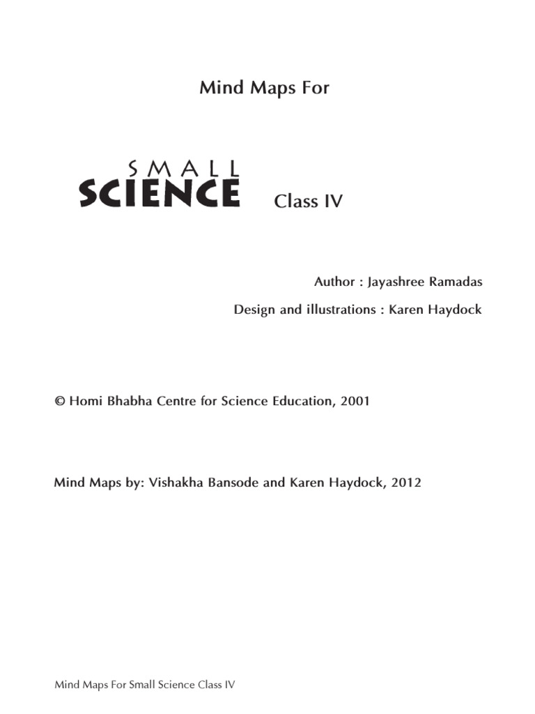 Mind Maps for Class IV Science | PDF | Foods | Digestion