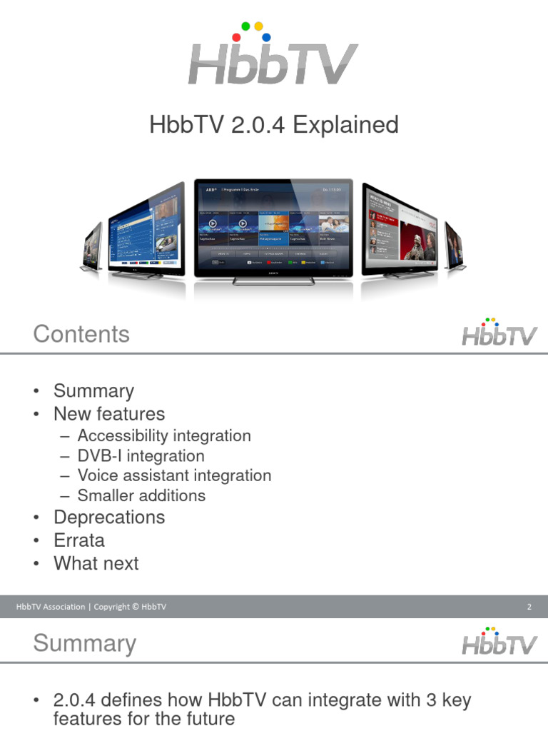 HBBTV SPEC 01235 002 hbbtv204 Explained | PDF | Application Software | Mobile App